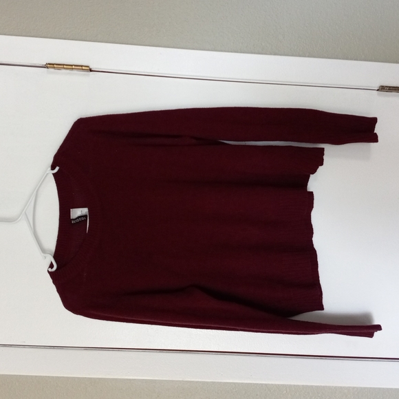 Divided | Sweaters | Divided Wine Light Weight Sweater Sz L | Poshmark